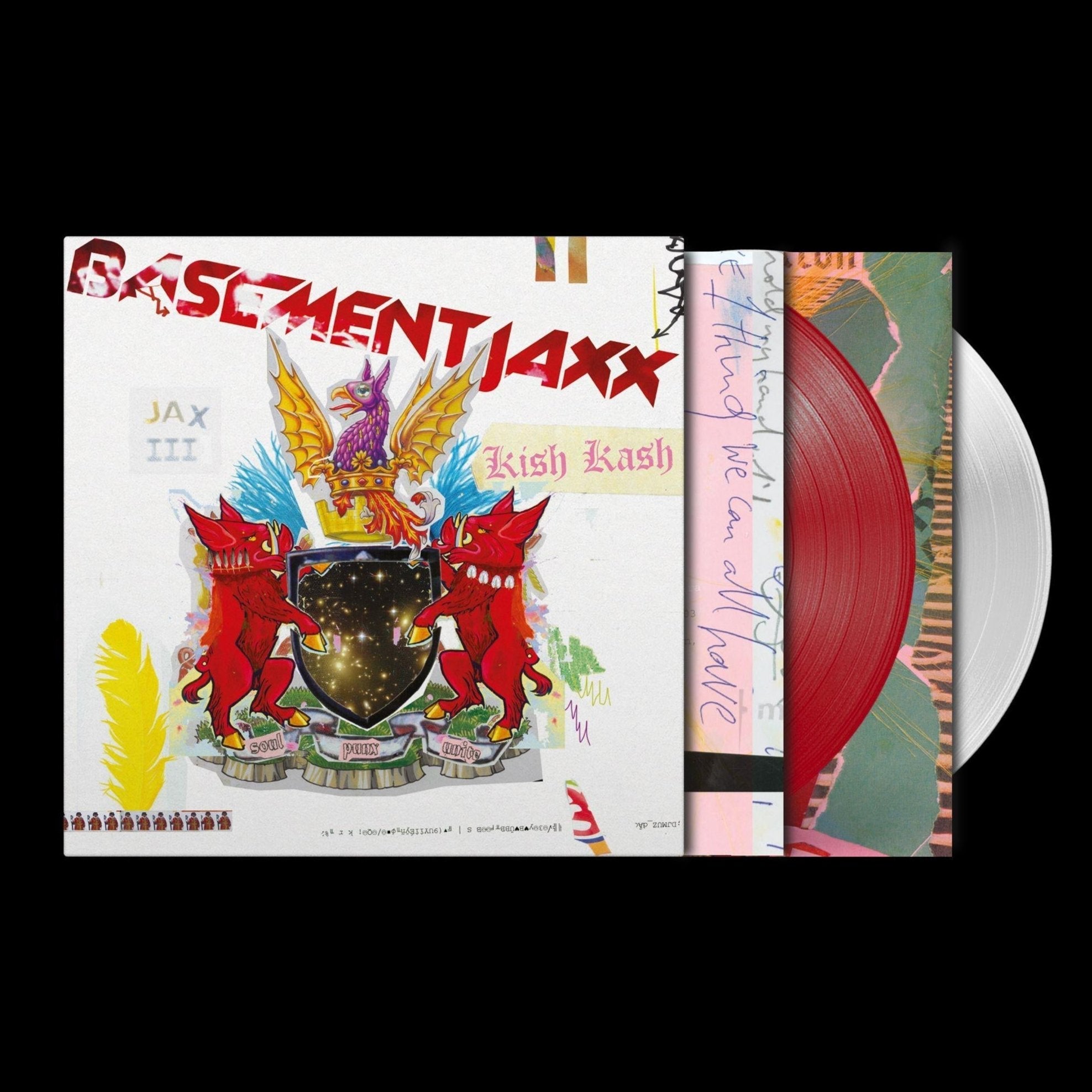 Basement Jaxx - Kish Kash - Red and White Vinyl LP Record - Bondi ...