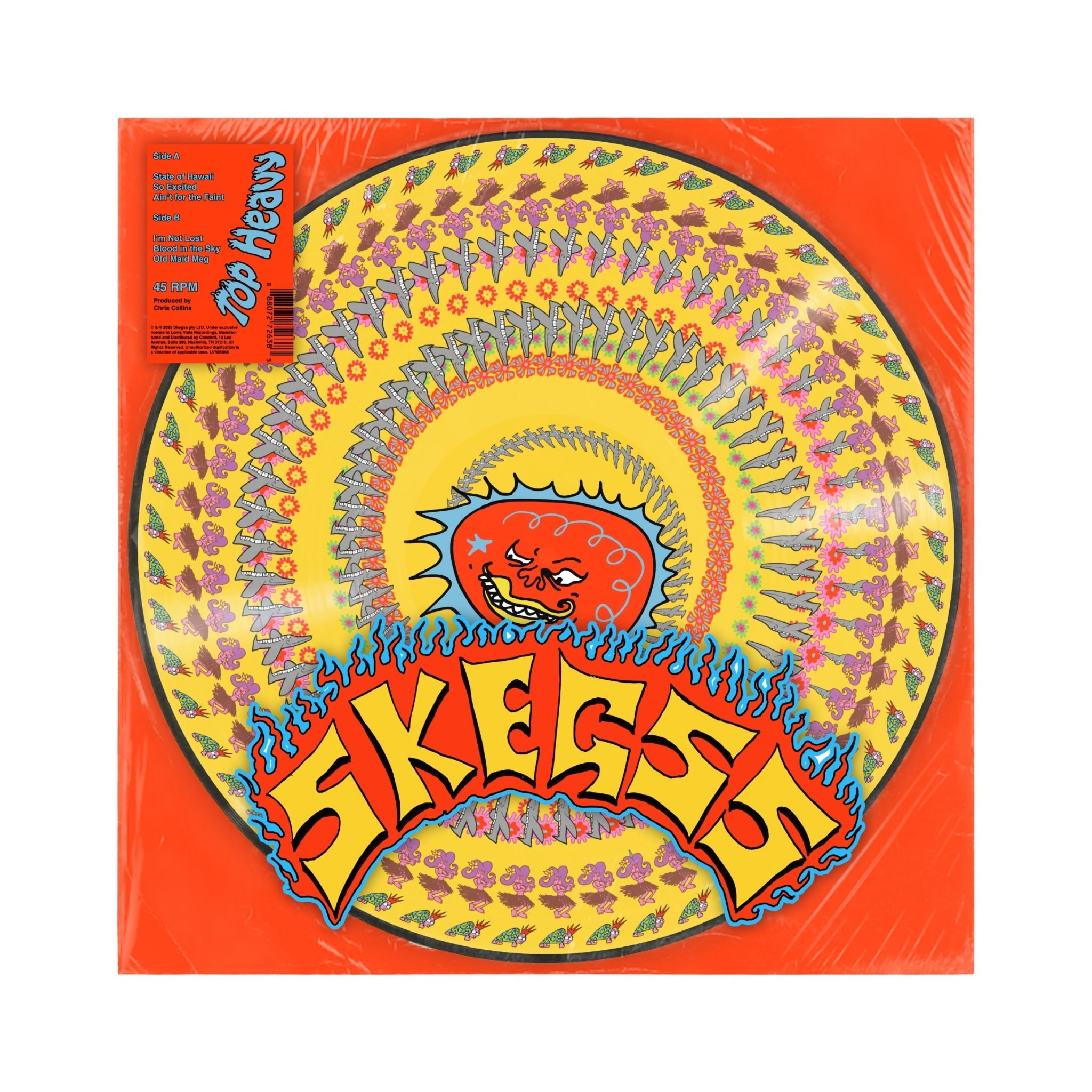Skeggs - Top Heavy - Zoetrope Vinyl EP Record – Bondi Records